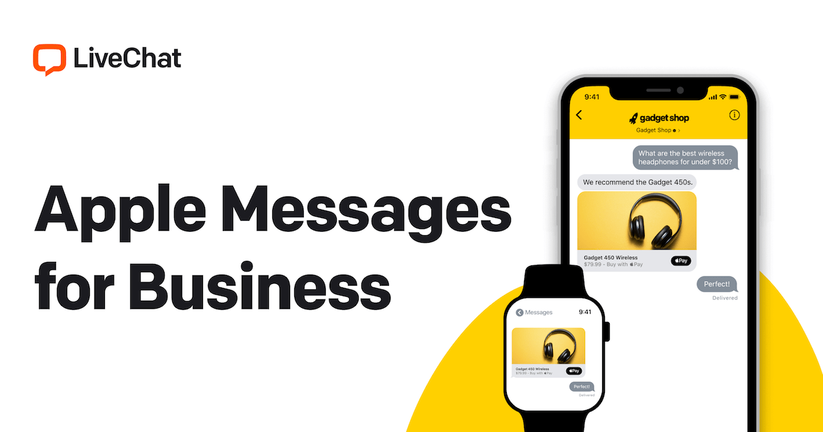 Connect With Customers via Apple Messages for Business | LiveChat.com